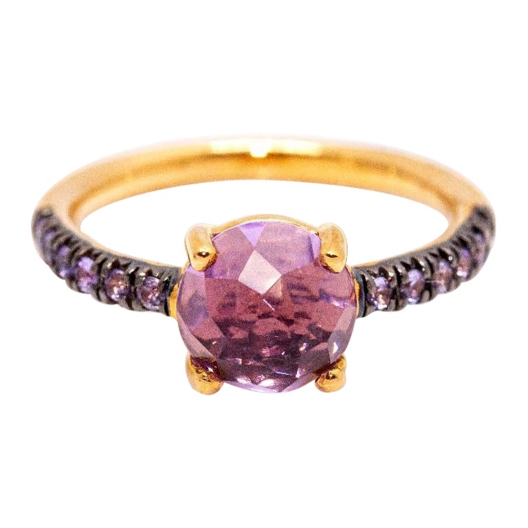 Gold, Sapphire and Amethyst MIMI Ring For Sale at 1stDibs