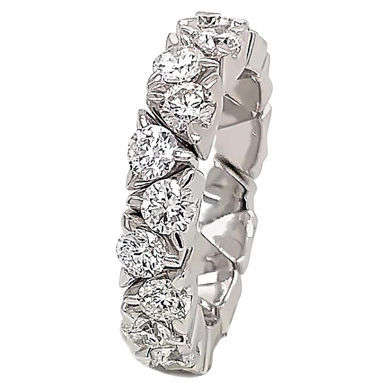 18 Karat White Gold Blue Topaz and Tsavorite Garavelli Ring For Sale at ...