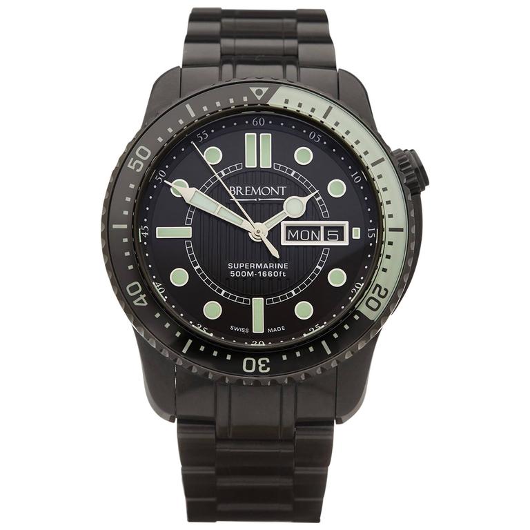 Bremont PVD Coated Stainless Steel Supermarine Descent Automatic ...