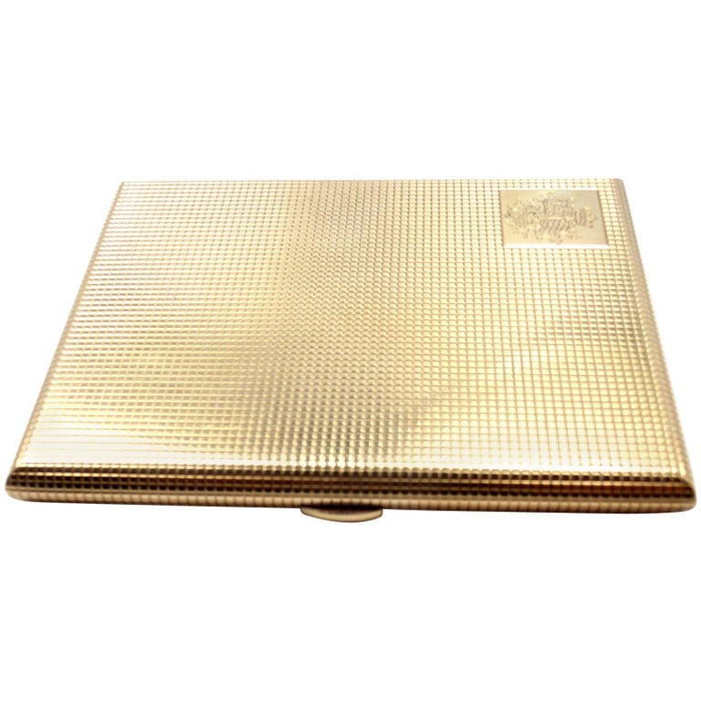 Antique English Gold Cigarette Holder Case at 1stDibs | antique ...