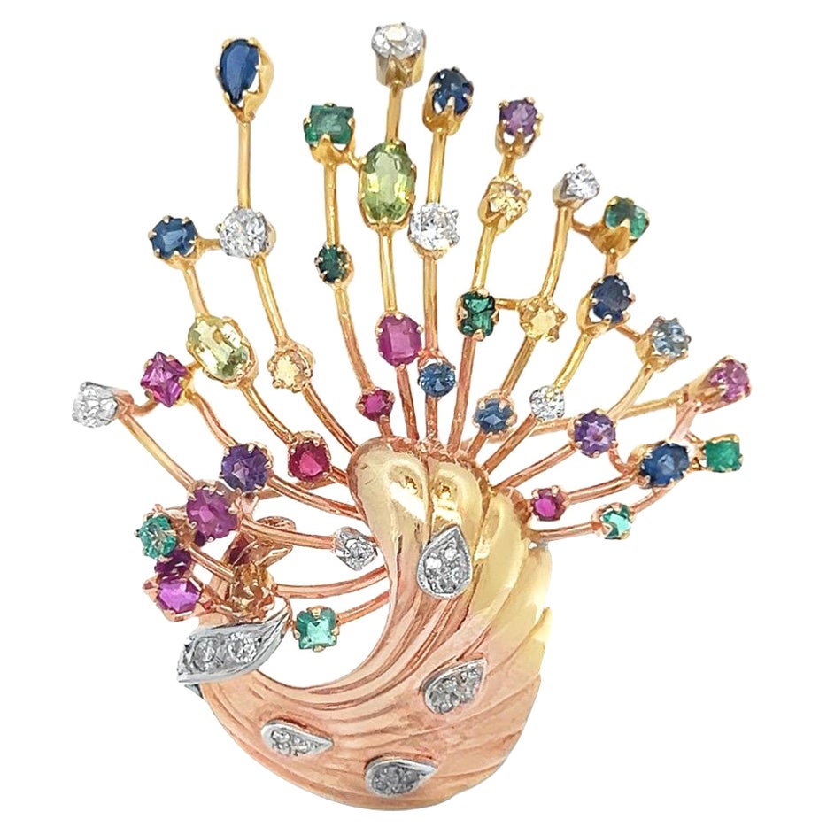 Men's Multi Gem Necklace For Sale at 1stDibs | men's multi gemstone ...