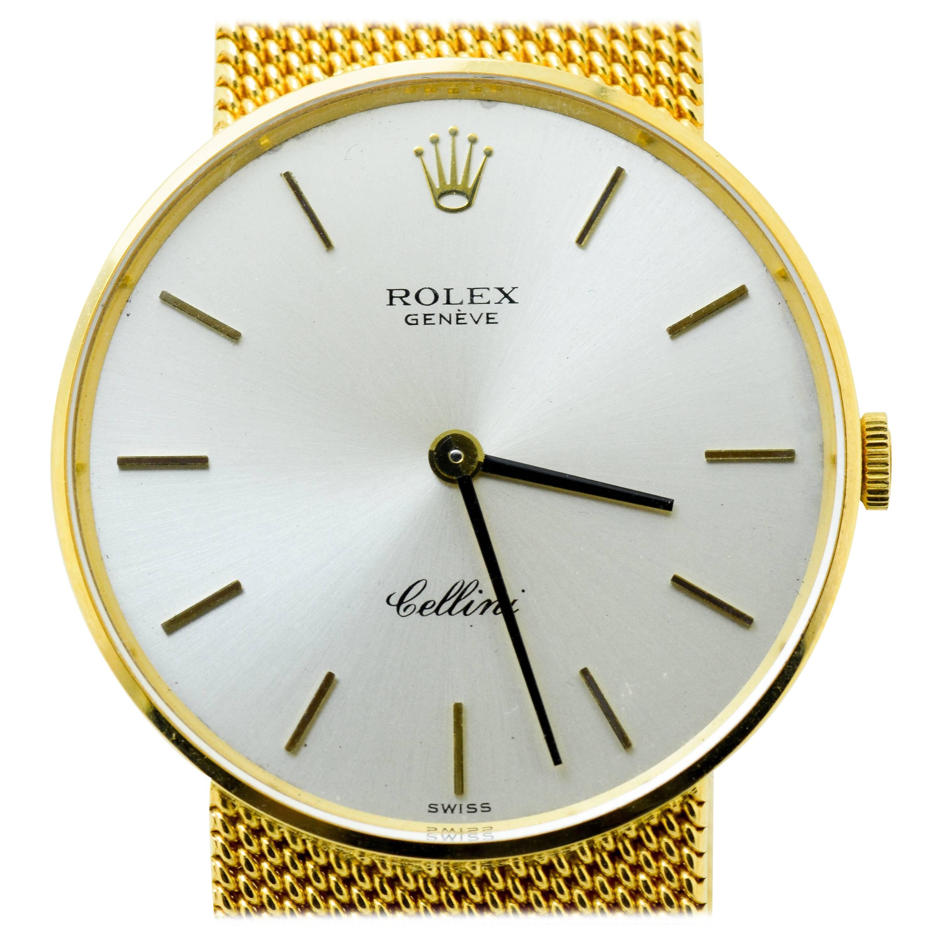 Rolex Cellini Gold Gentlemen's Watch at 1stDibs