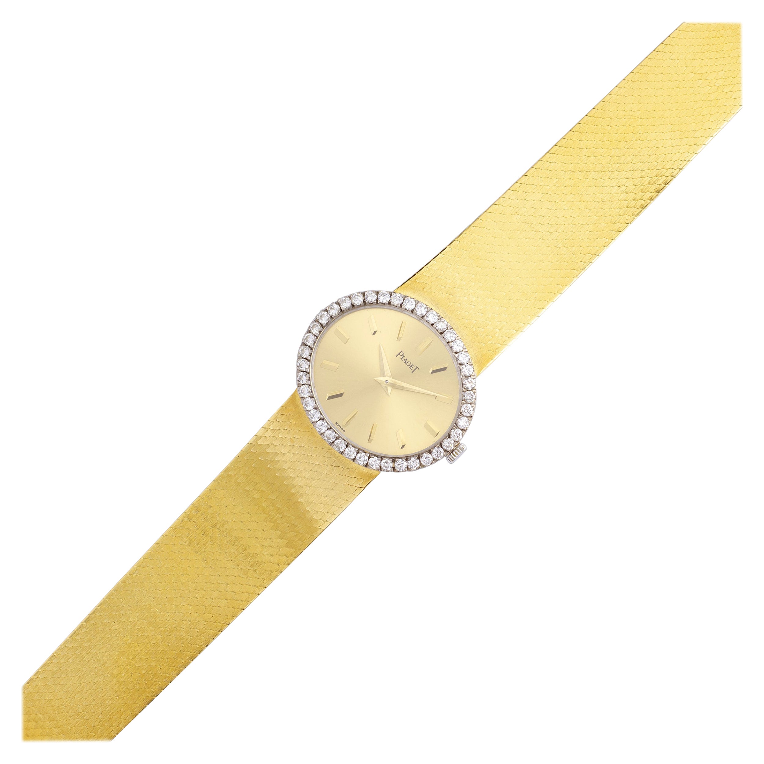 Piaget Ladies 18 Karat Yellow Gold "Depose" Watch at 1stDibs | depose ...
