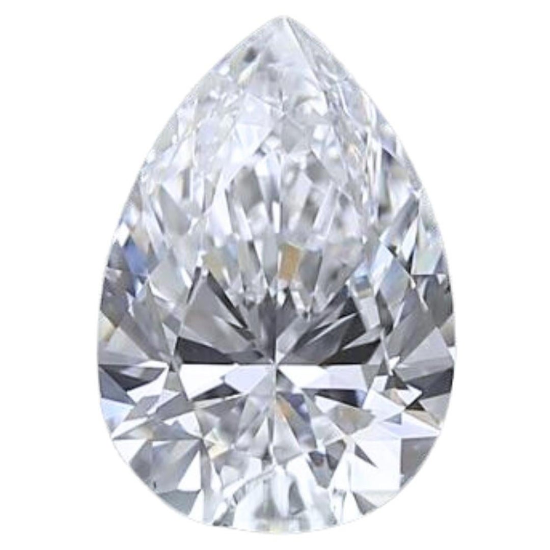 Dazzling 0.81ct Double Excellent Ideal Cut Pear-Shaped Diamond - GIA Certified For Sale at 1stDibs