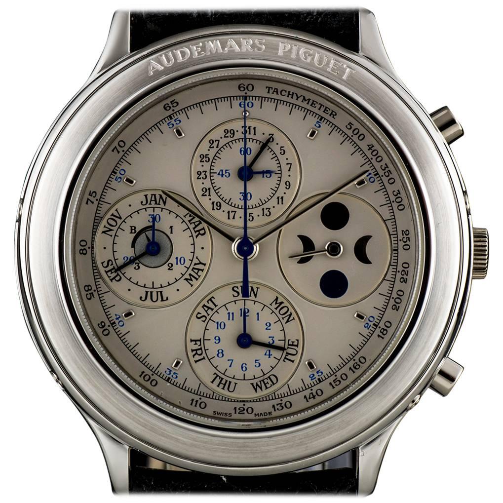 Audemars Piguet Platinum Millenary Perpetual Calendar Moonphase ...