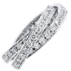 Contemporary Diamond Ring For Sale at 1stdibs