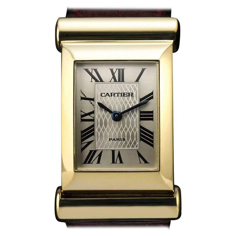 Cartier Gold Limited Edition Privee Collection Drivers Wristwatch at ...