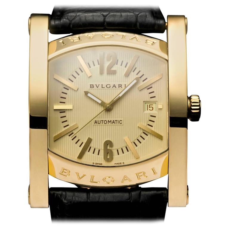 Bulgari Gold Assioma Wristwatch at 1stDibs