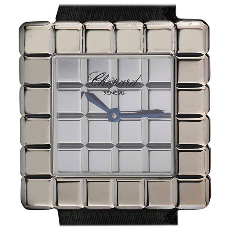 Chopard Ladies White Gold Ice Cube Wristwatch For Sale (Free Shipping ...