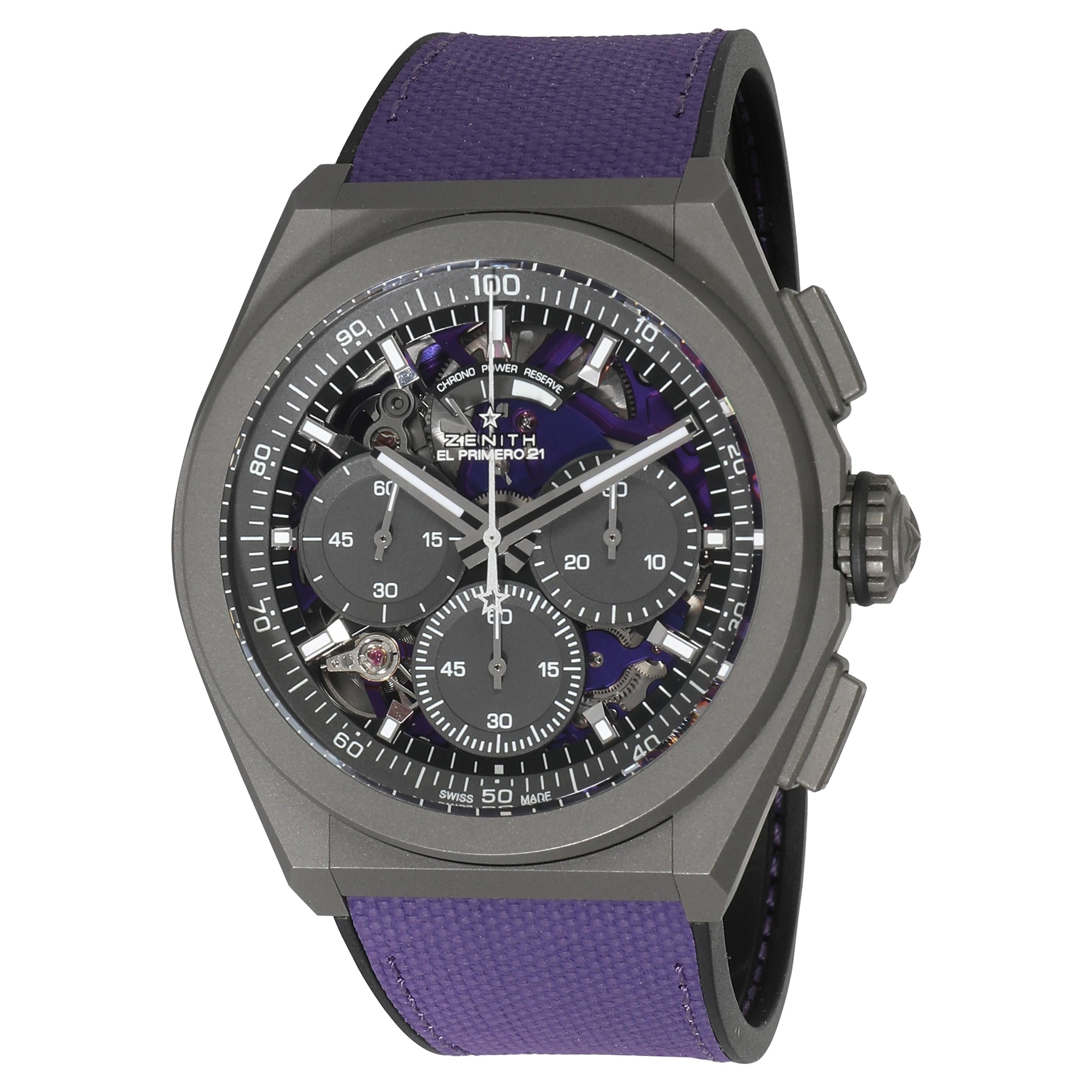 Zenith Defy Chronograph Limited Edition Skeleton Exhibition Men’s ...