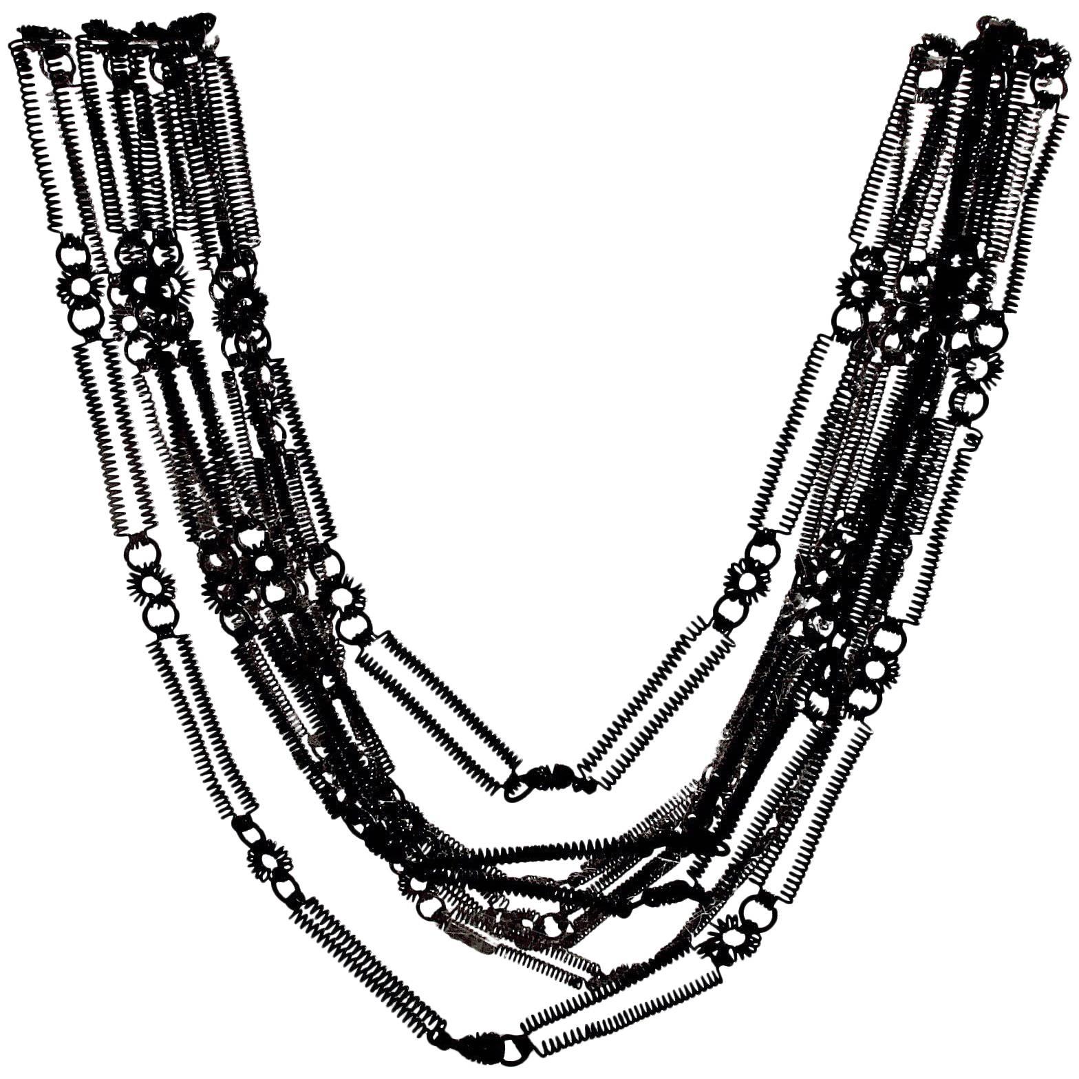 Antique Berlin Iron Chain at 1stDibs | iron chain necklace