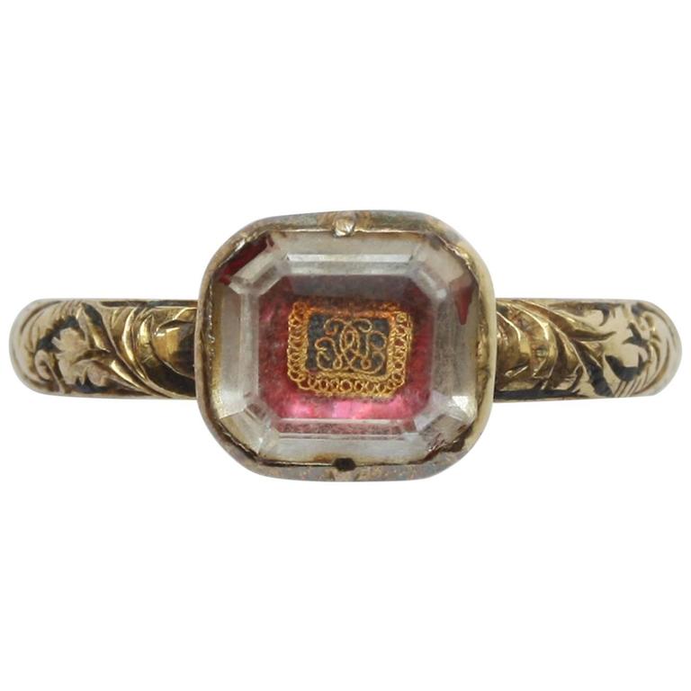 17th Century Stuart Crystal and Gold Ring at 1stDibs | stuart crystal ...