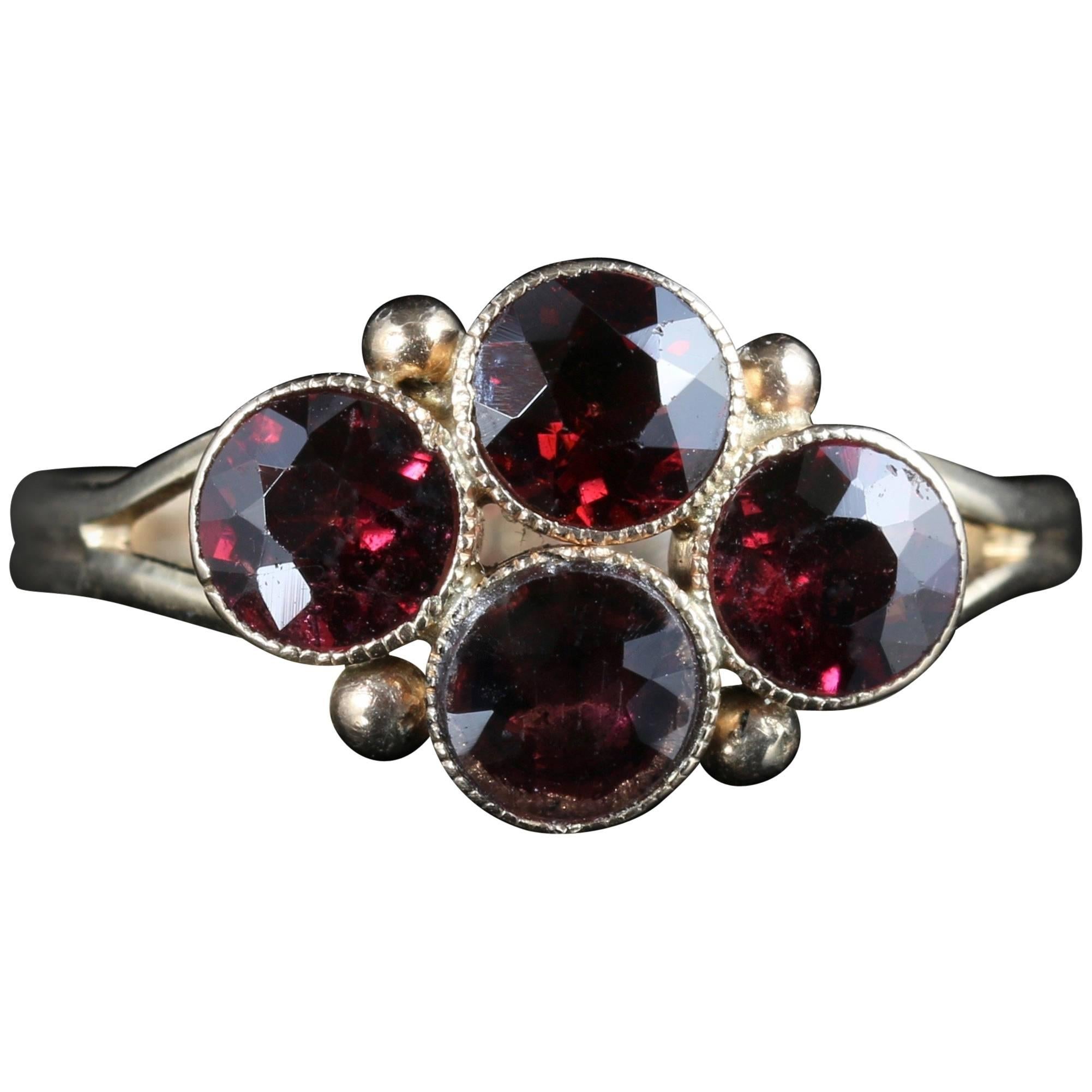 Antique Victorian Almandine Garnet, circa 1900 Ring at 1stDibs ...