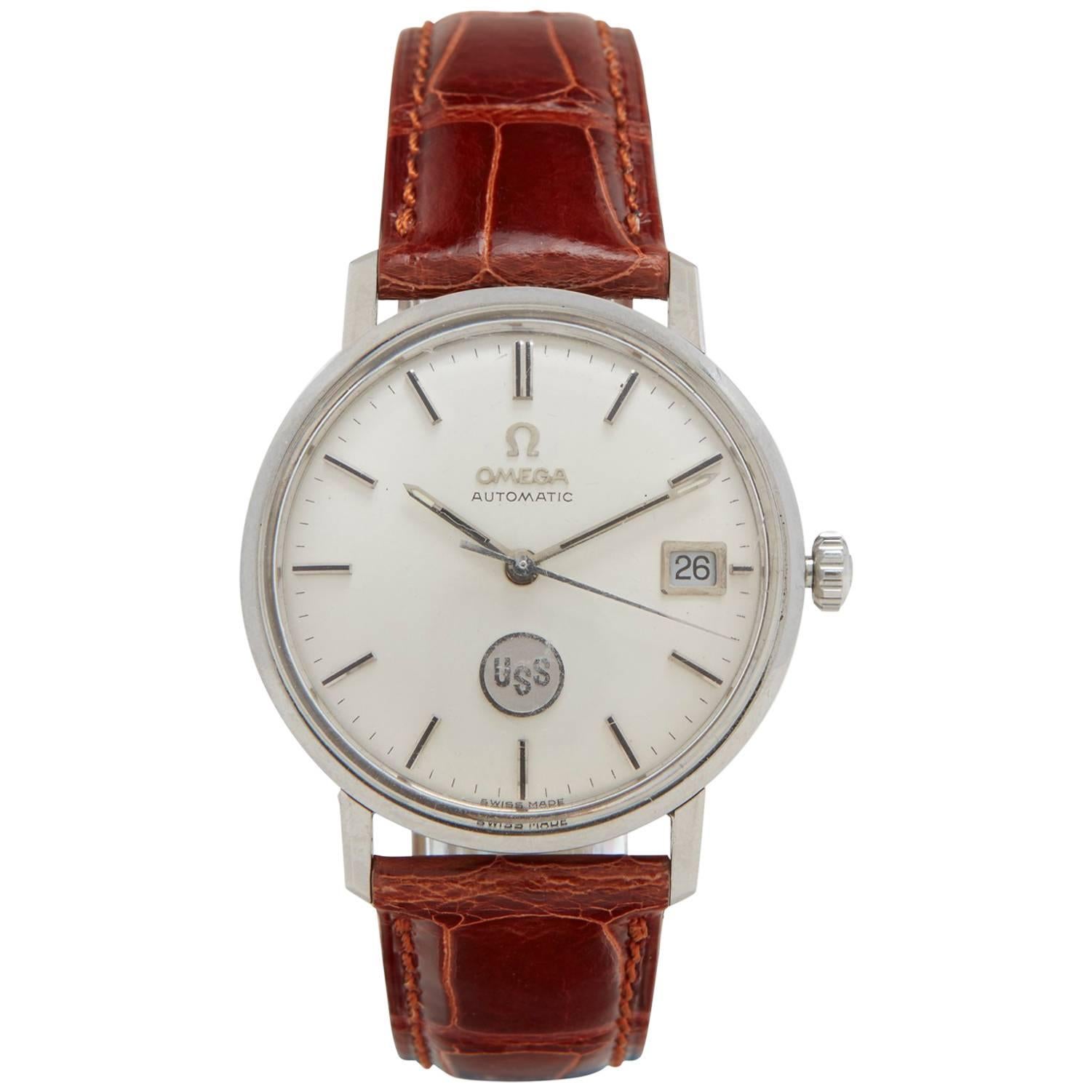 Omega United States Steel Stainless Steel Presentation Automatic ...