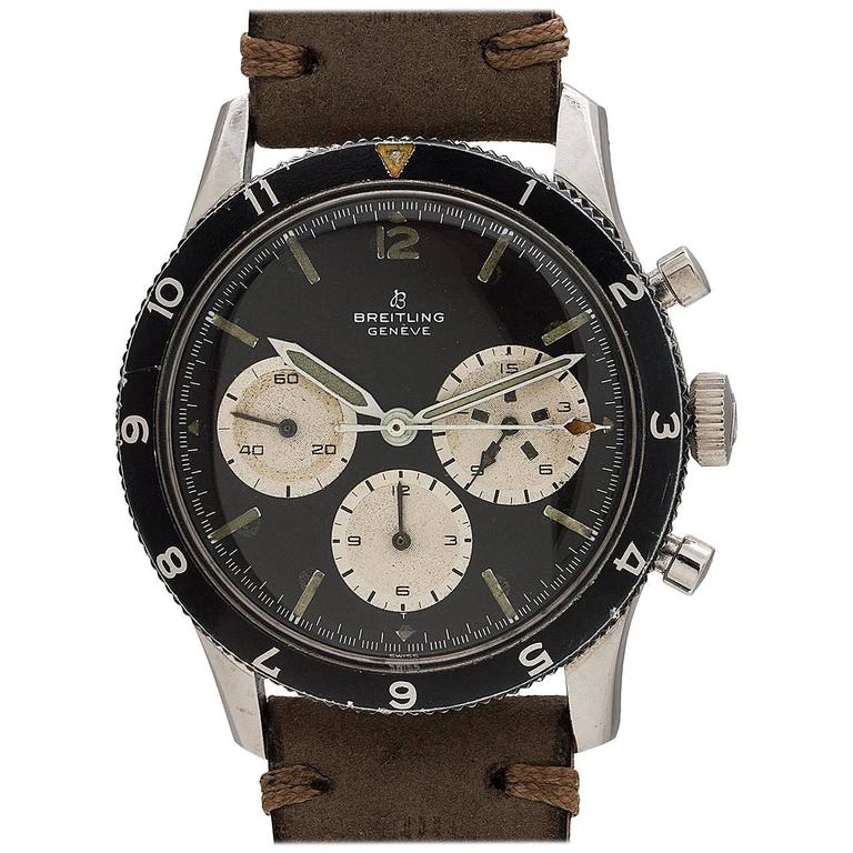 Breitling Co-Pilot 765 CP wristwatch, circa 1967 at 1stDibs | breitling ...