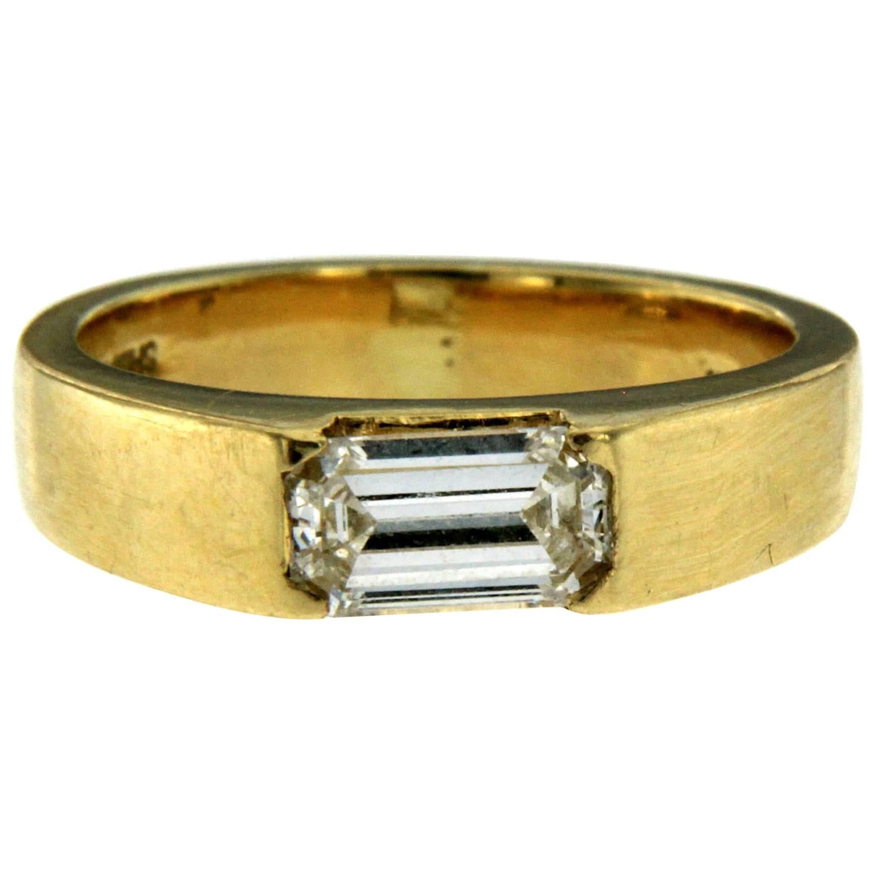 Shimansky Diamond Solitaire Gold Ring at 1stDibs | shimansky engagement ...