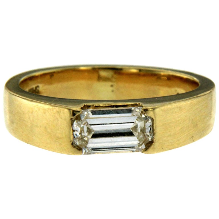 Shimansky Diamond Solitaire Gold Ring at 1stDibs | shimansky engagement ...
