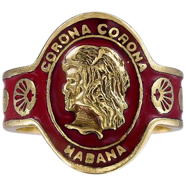 cartier-red-enamel-gold-havana-cigar-band-ring-at-1stdibs
