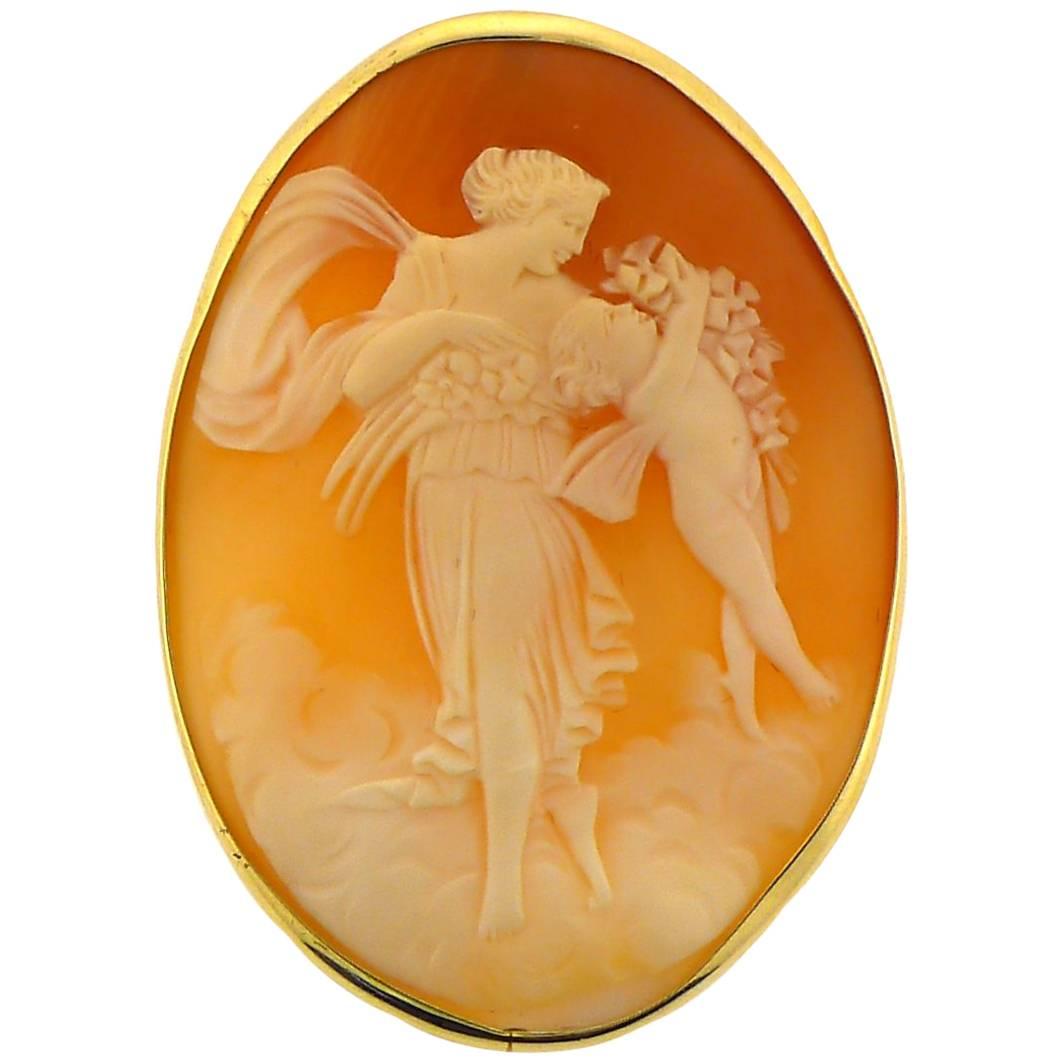 Shell Cameo For Sale at 1stDibs