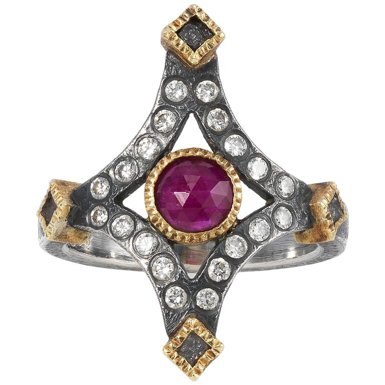 Todd Reed Faceted Ruby Ring at 1stDibs | todd reed rings
