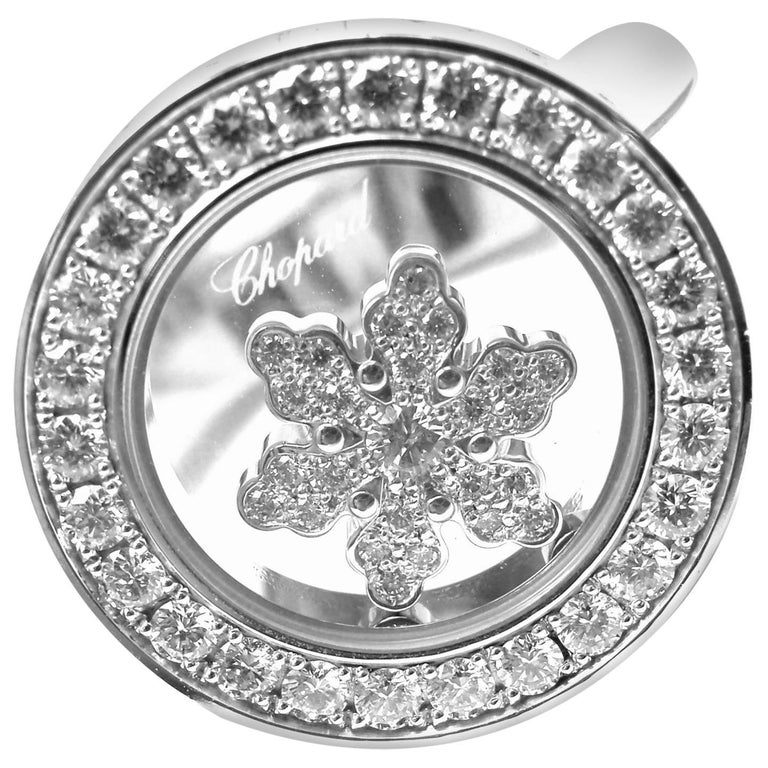 Chopard Happy Diamond Snowflake White Gold Ring at 1stDibs | chopard ...