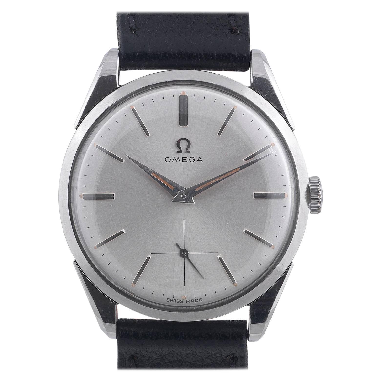 Omega Stainless Steel Vintage Wristwatch Ref 2317, circa 1950 at ...