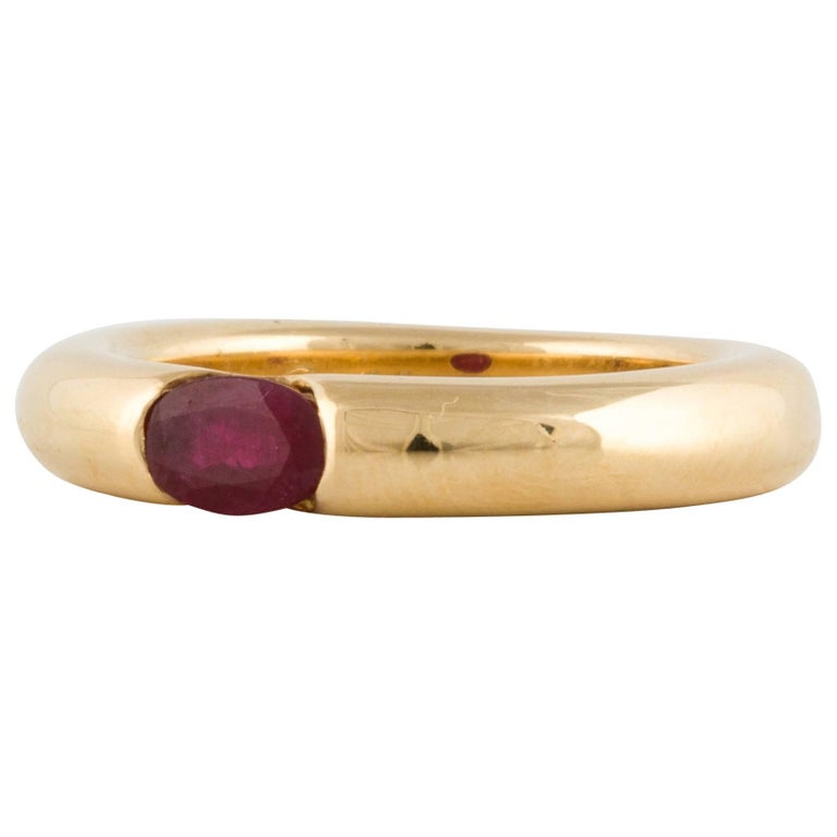Cartier Ellipse Ruby Ring at 1stDibs | cartier ruby ring, cartier ...
