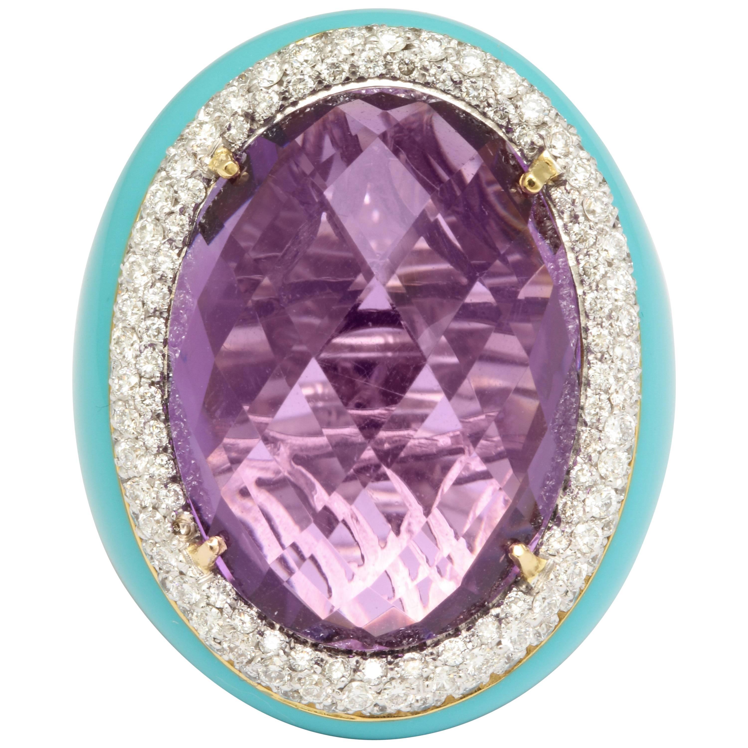 Georg Spreng - Viola Ring Platinum 950 Gold Beryl, Tourmaline, Beryl ...