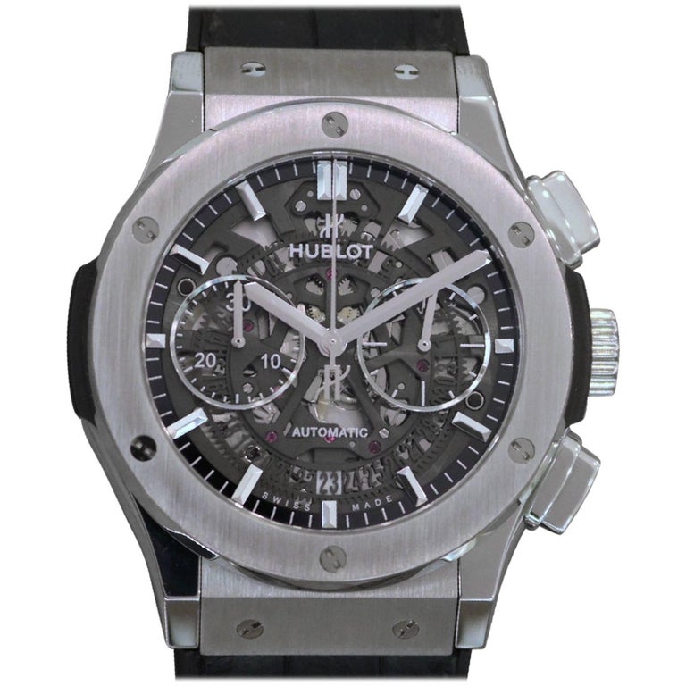Hublot Titanium Classic Fusion Aerofusion Chronograph Automatic ...