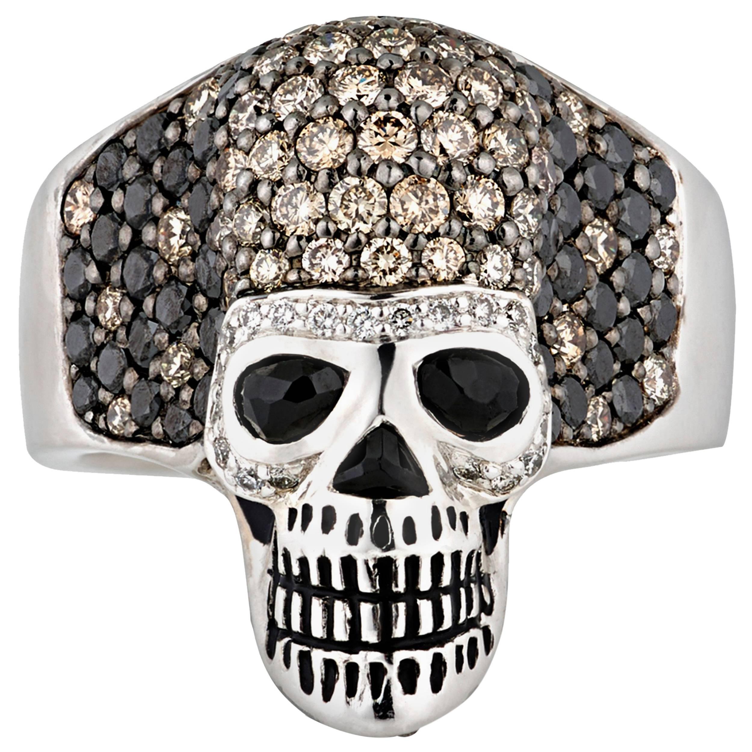 CODOGNATO Vanity Crowned Skull Ring For Sale at 1stDibs | codognato for ...