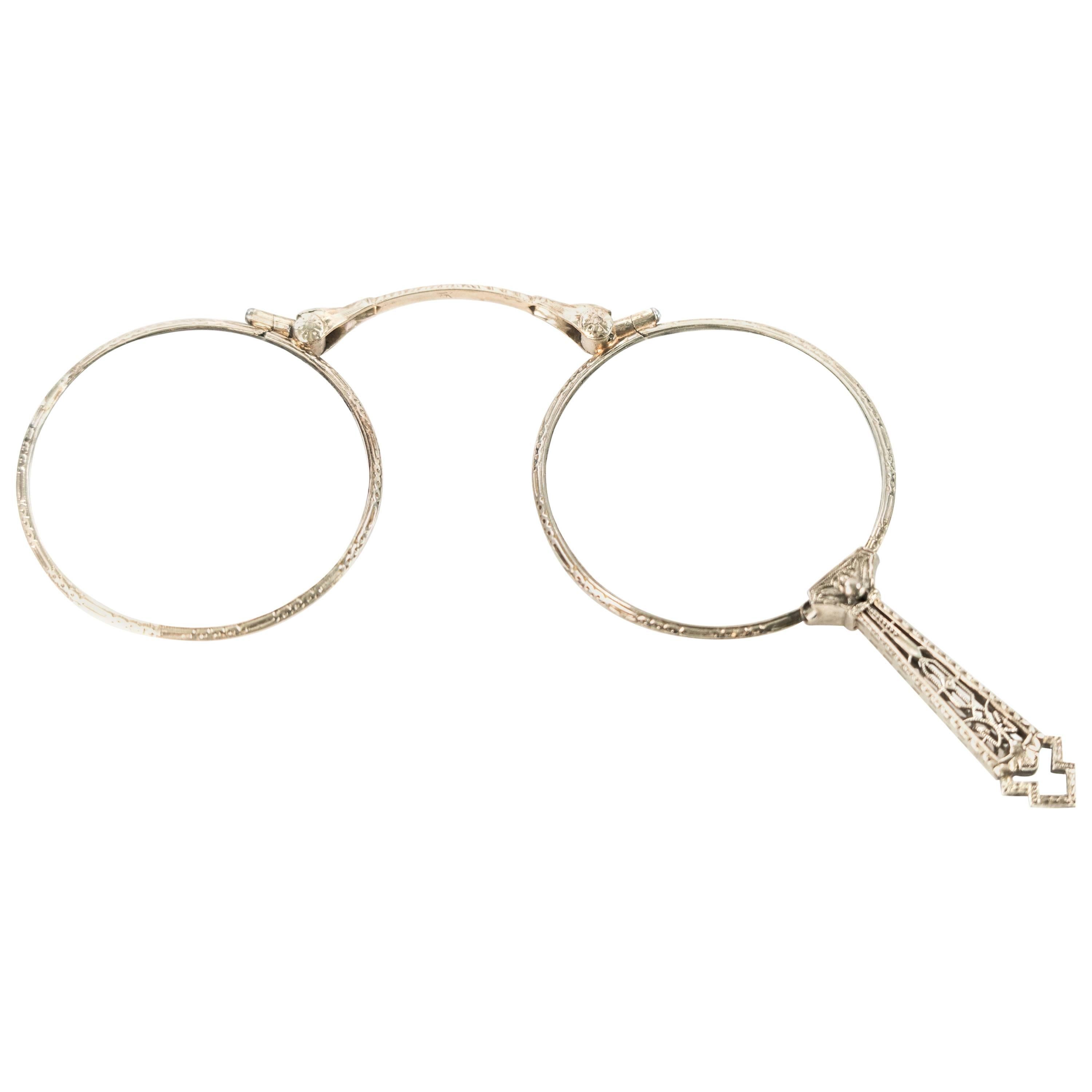 Gold Eyeglass Frames at 1stDibs | solid gold eyeglass frames, 14k gold ...
