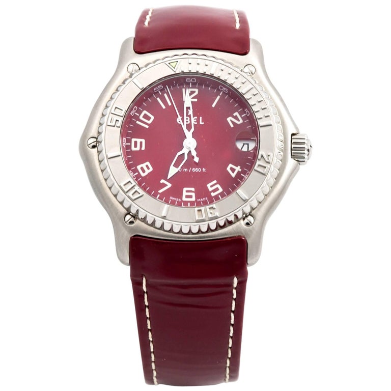 Ebel stainless Steel Diving Discovery Automatic Wristwatch For Sale at ...