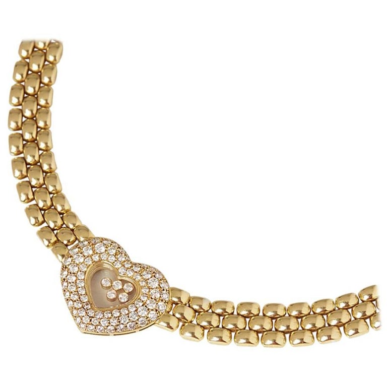 Chopard Happy Diamonds Necklace at 1stdibs