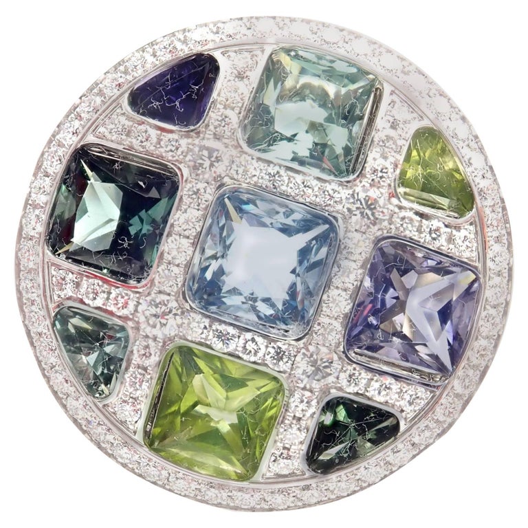Cartier Pasha Diamond Color Stone White Gold Ring at 1stDibs | cartier ...