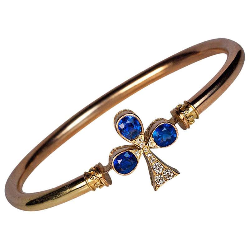 Antique Victorian Emerald Engraved Gold Bangle Bracelet For Sale At 1stdibs
