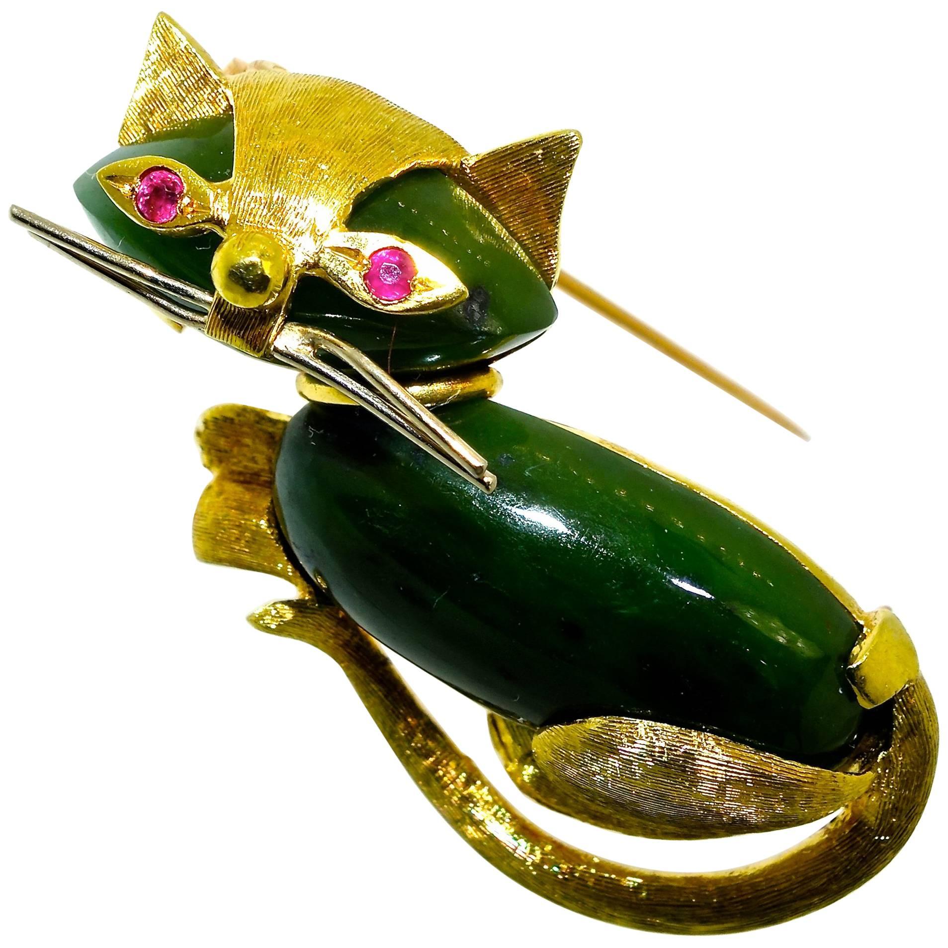 Cartier Kitty Cat, circa 1955 at 1stDibs | cartier kitten, kitty cartier