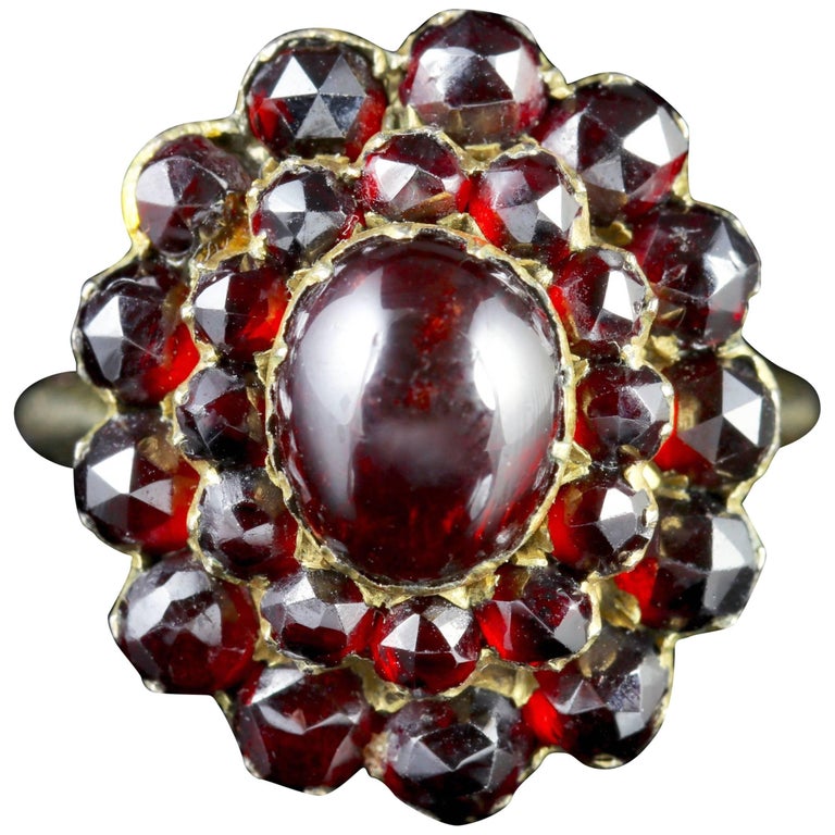 Antique Victorian Bohemian Garnet Ring, circa 1880 For Sale at 1stDibs ...