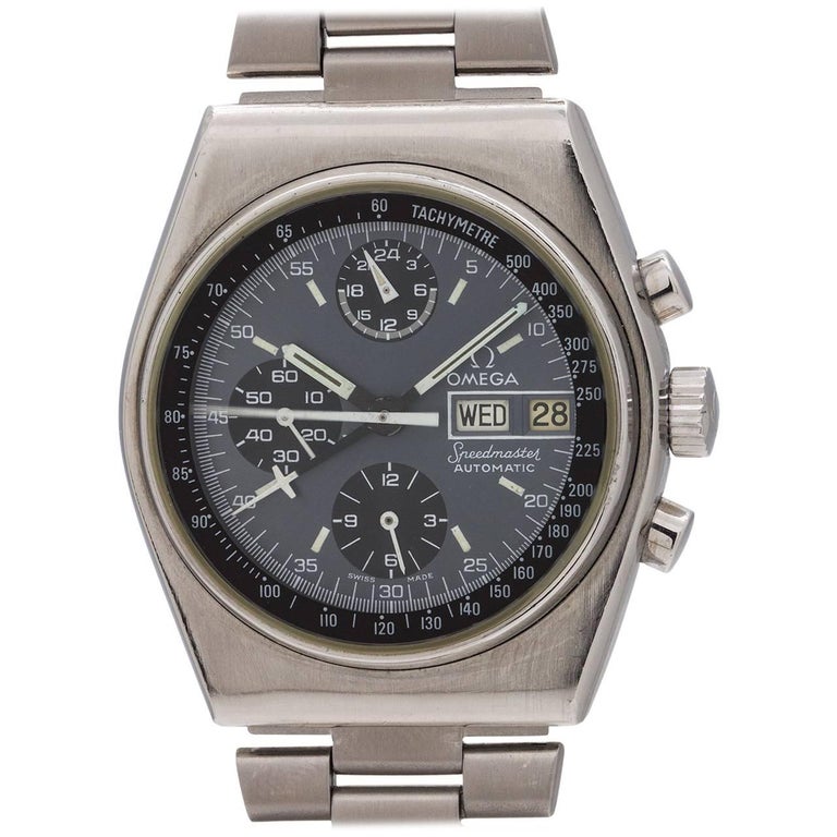 Omega Stainless Steel Speedmaster Mark IV 1/2 automatic wristwatch ...