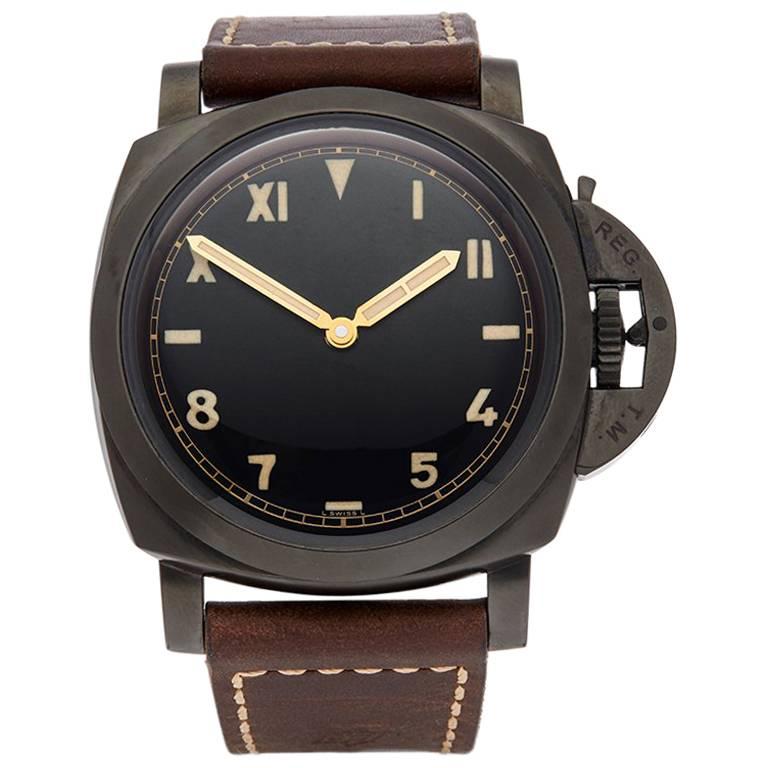 Panerai Titanium PAM 25A Luminor Submersible 44mm Wristwatch at 1stdibs