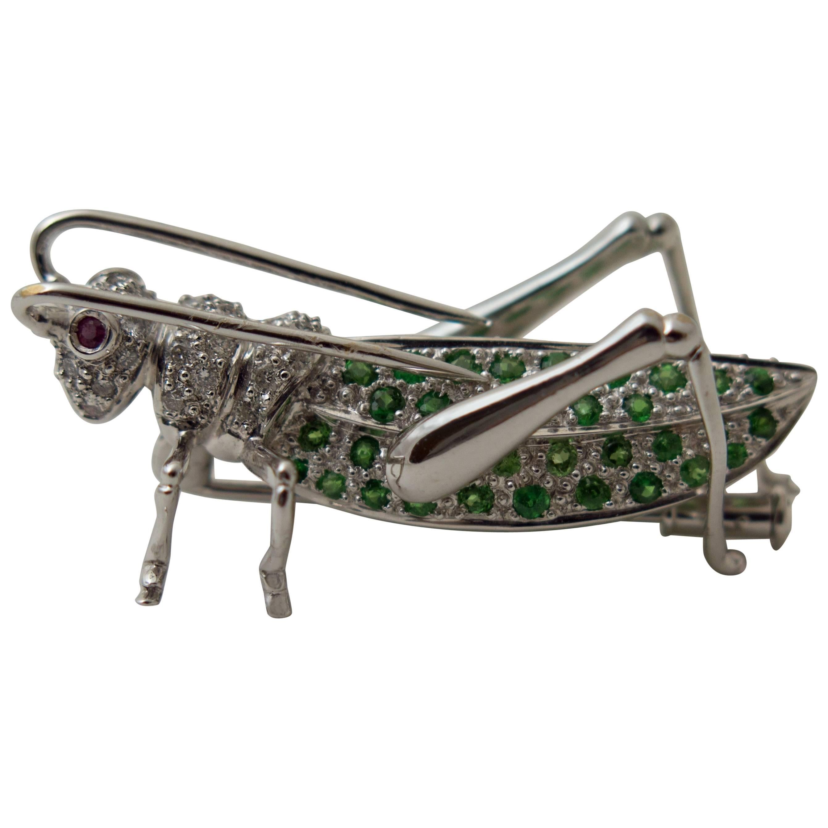 Cricket Brooch - 2 For Sale on 1stDibs