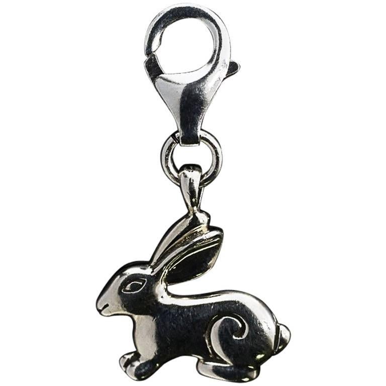 John Hardy Chinese Zodiac Sterling Silver Rabbit Charm at 1stDibs