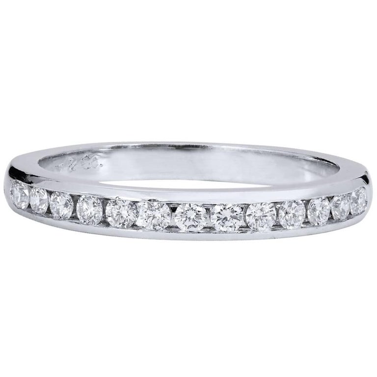 Tiffany and Co. Diamond Band Ring at 1stdibs
