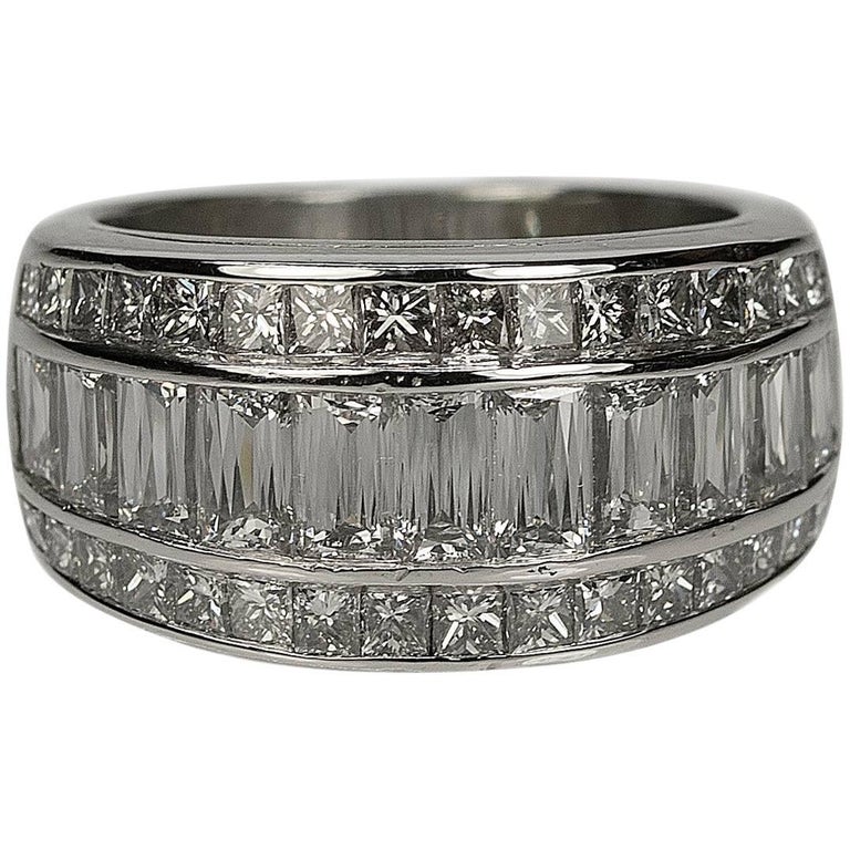 Christopher Designs Platinum Diamond Ring For Sale at 1stDibs