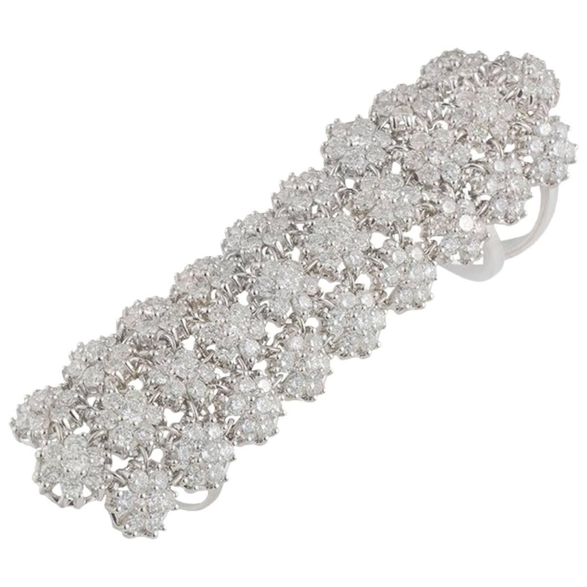 Diamond Armour Ring at 1stDibs