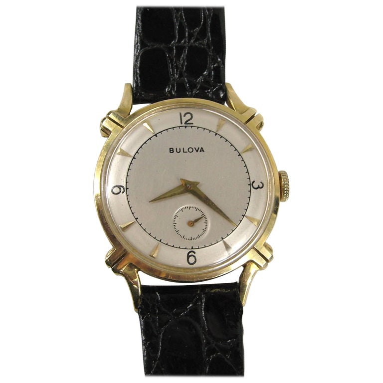 1940s Vintage Gold Bulova Tank Watch at 1stdibs