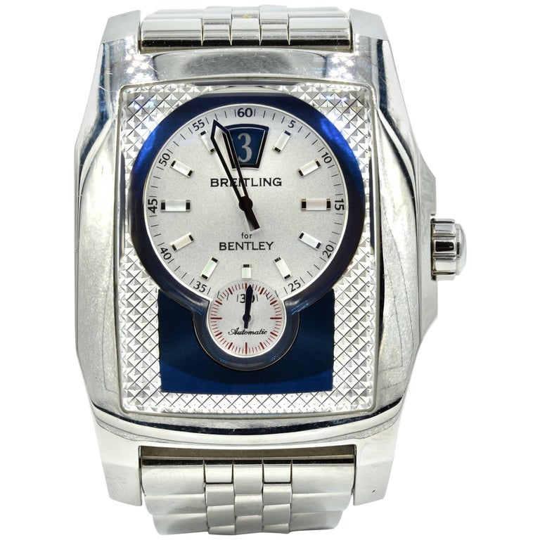 Breitling Stainless Steel Bentley Flying B automatic Wristwatch at 1stDibs