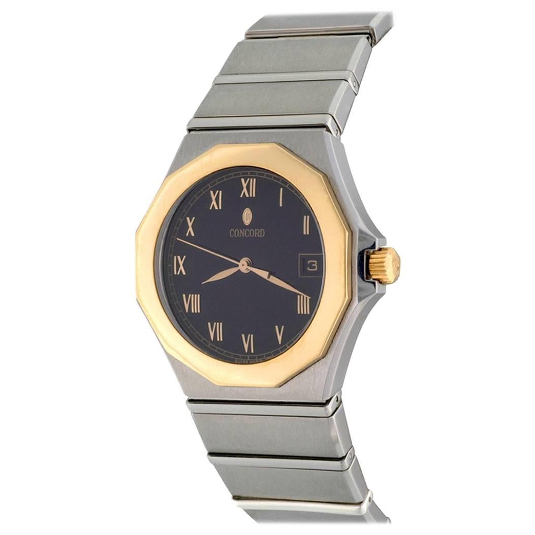 Concord Stainless Steel Mariner Quartz Wristwatch Ref 15.78.110 at ...