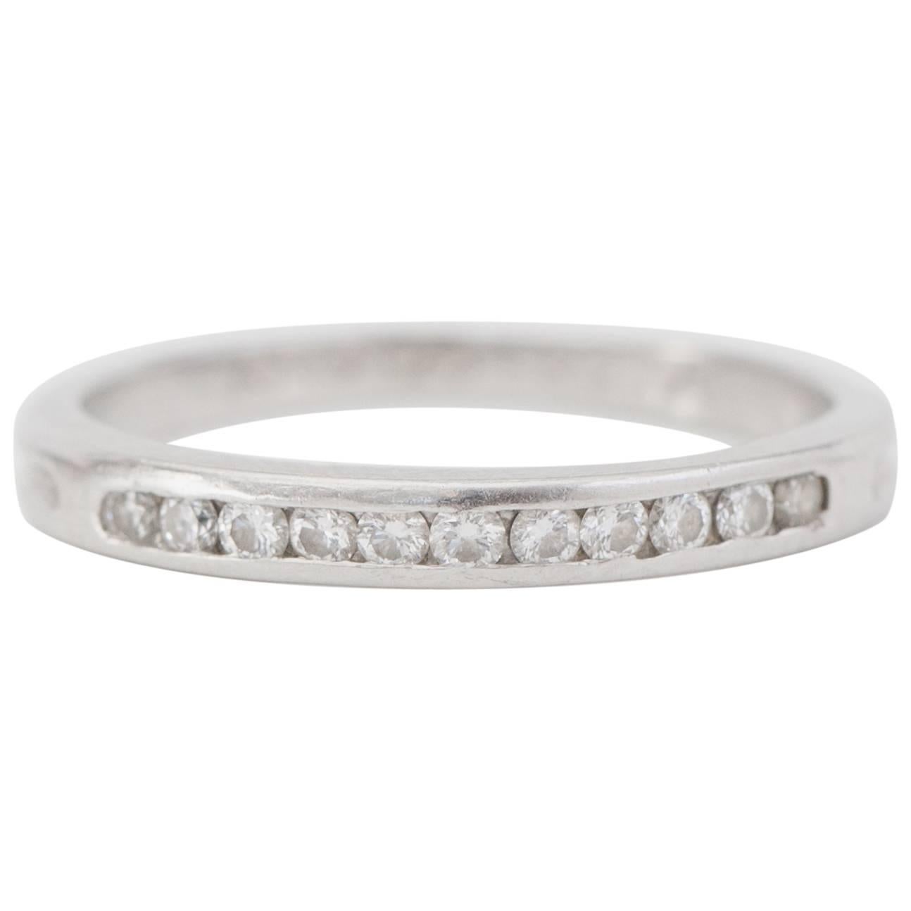Tiffany and Co. Etoile 3.75 Carat Five-Row Diamond Band Ring Platinum ...