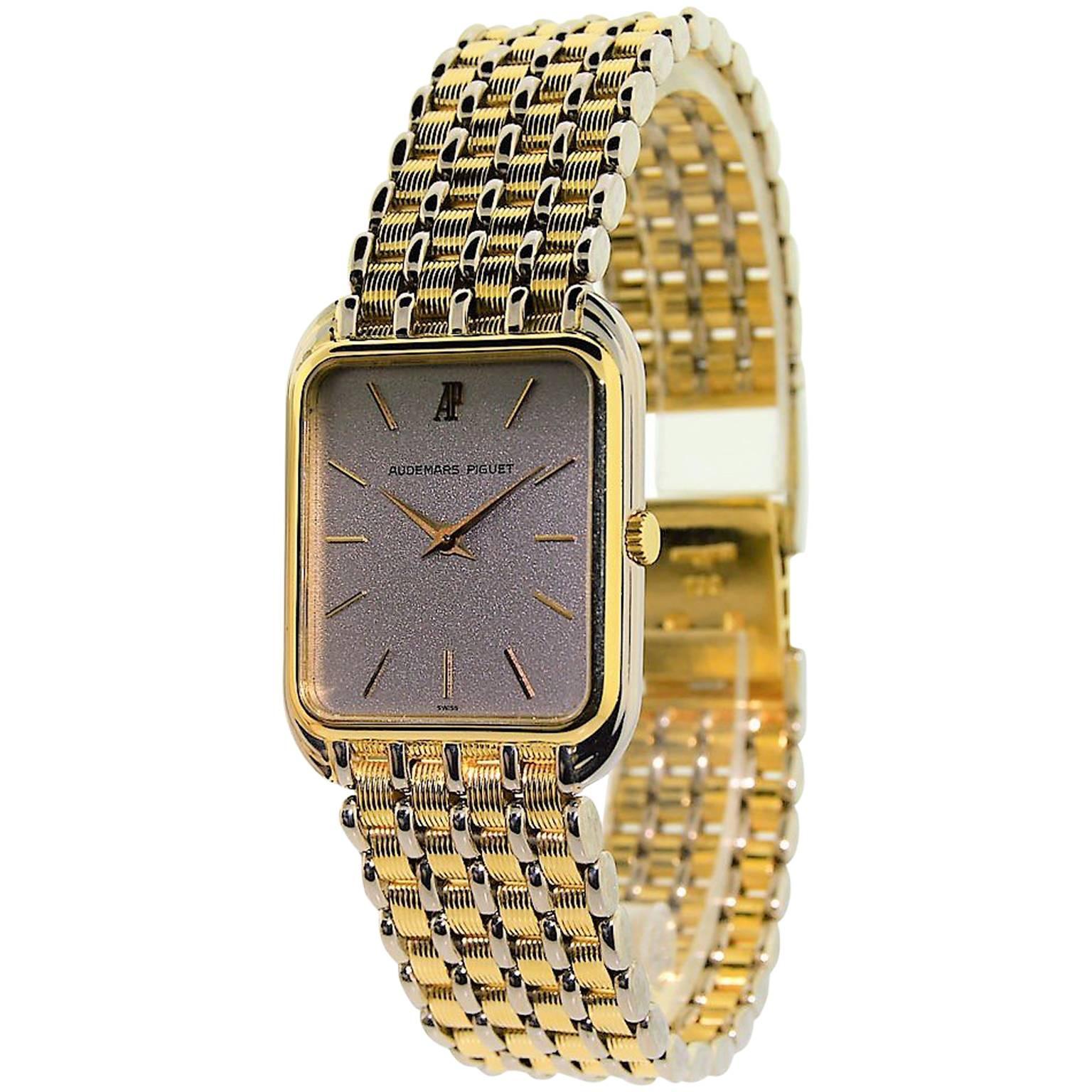 Audemars Piguet Opal Dial Diamond Set Manual Wind Cocktail Wristwatch ...