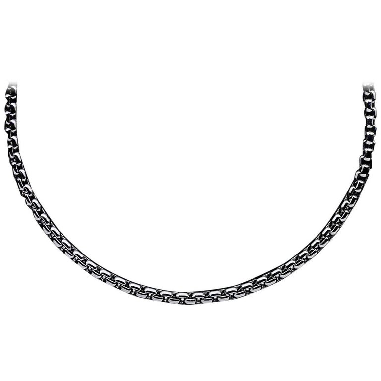 David Yurman Box Chain at 1stDibs | david yurman 22 inch box chain ...